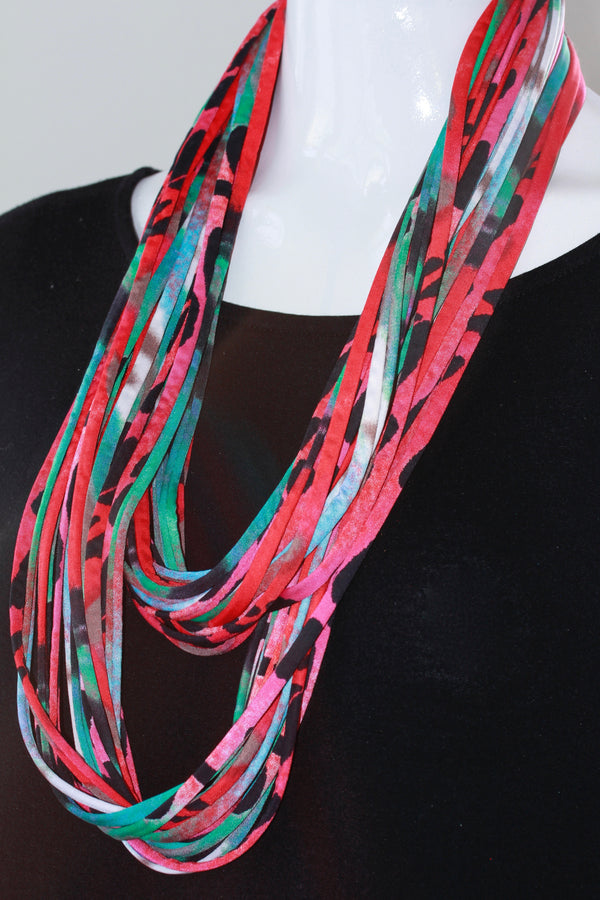 Multi-Colored Infinity Scarf 'Hawaii' (6 Prints Available) - Necknots
